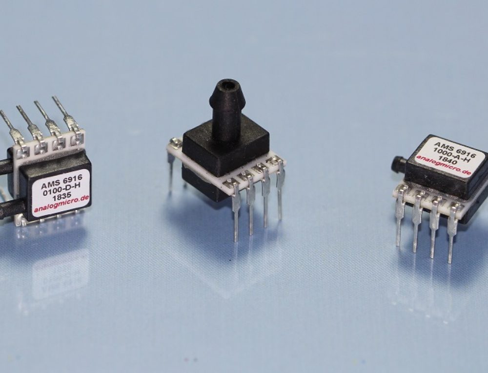 SOIC pressure sensors with digital and analog output signal - Amsys GmbH & Co. KG
